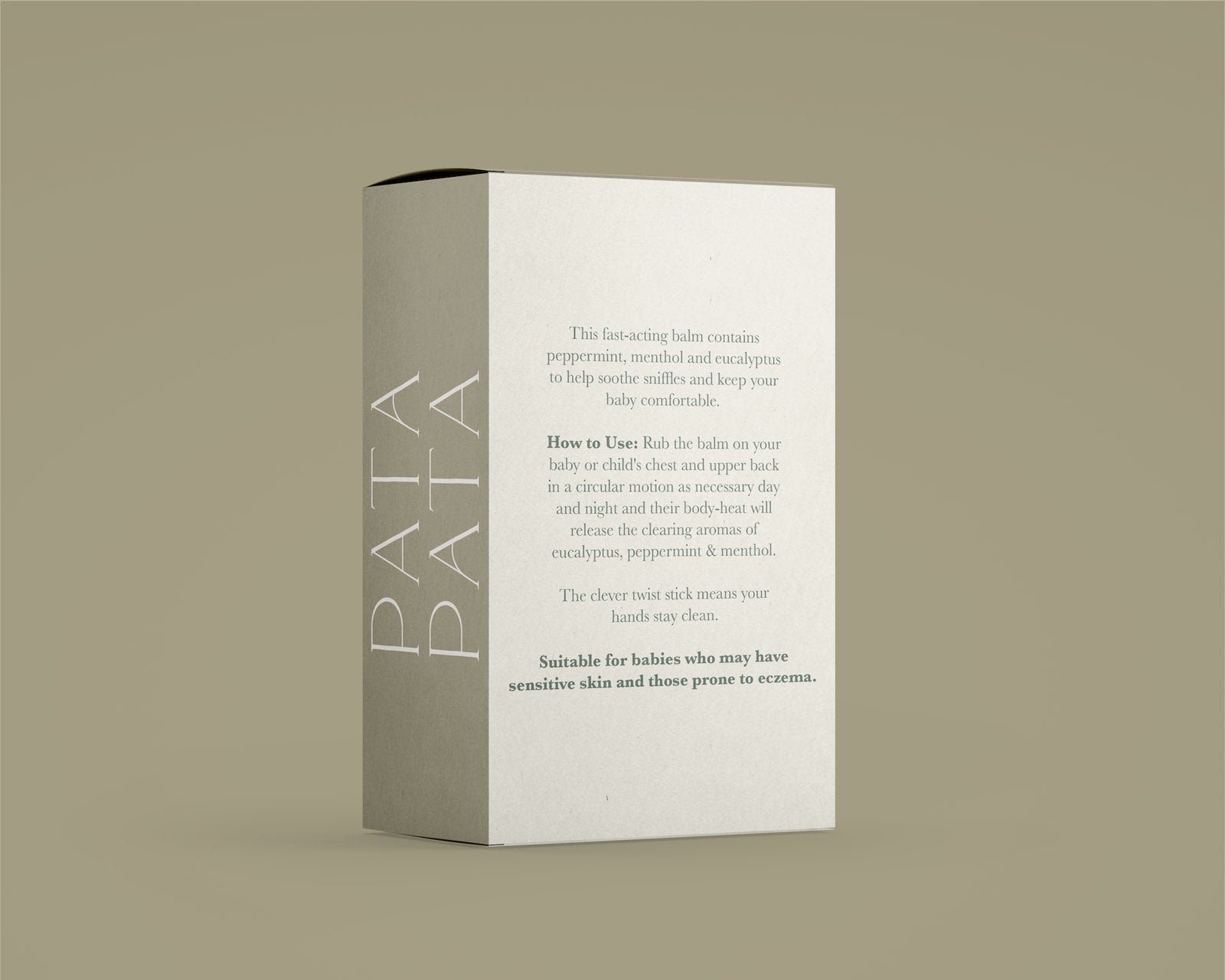 Natural Menthol Baby Balm – PataPata