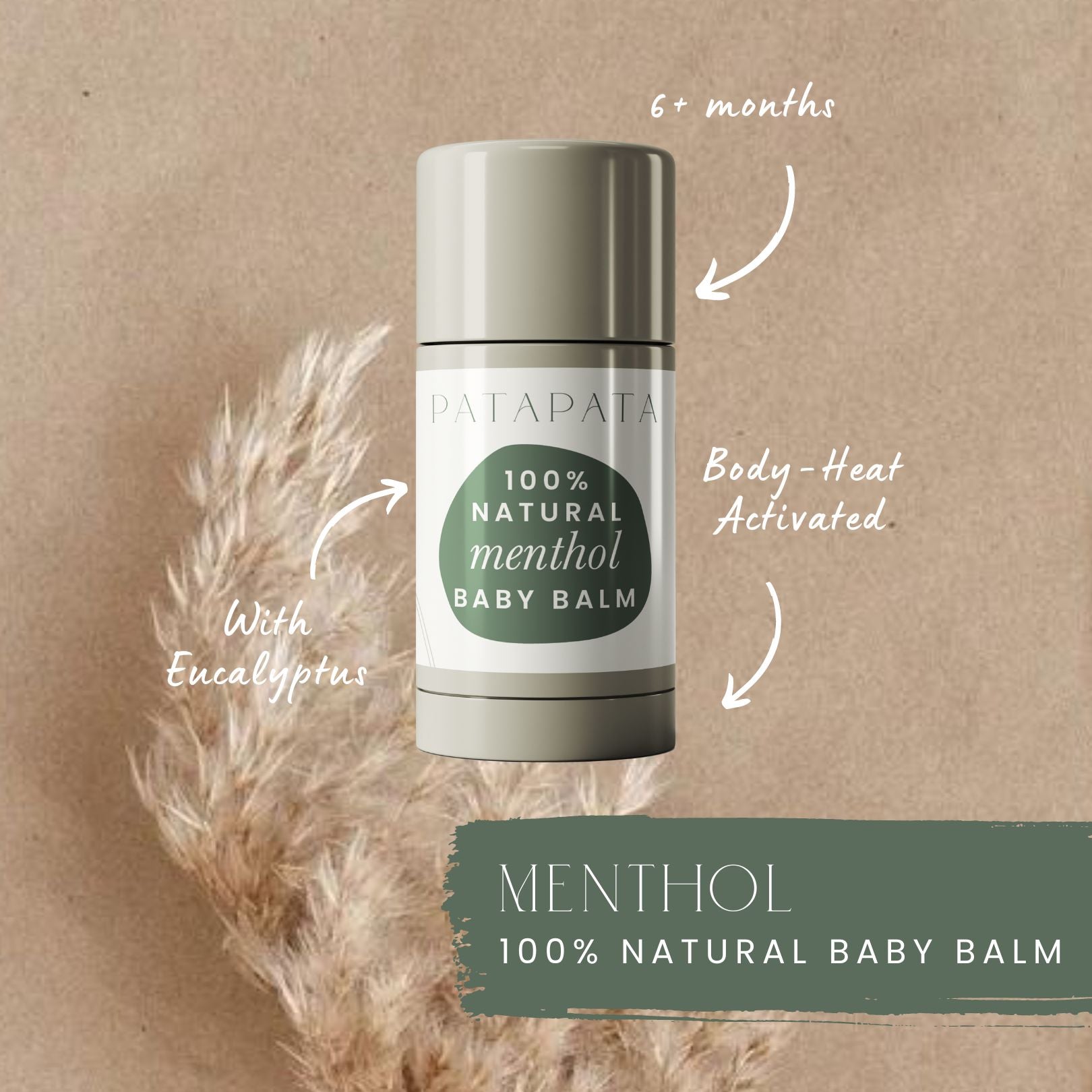 Natural Menthol Baby Balm – PataPata